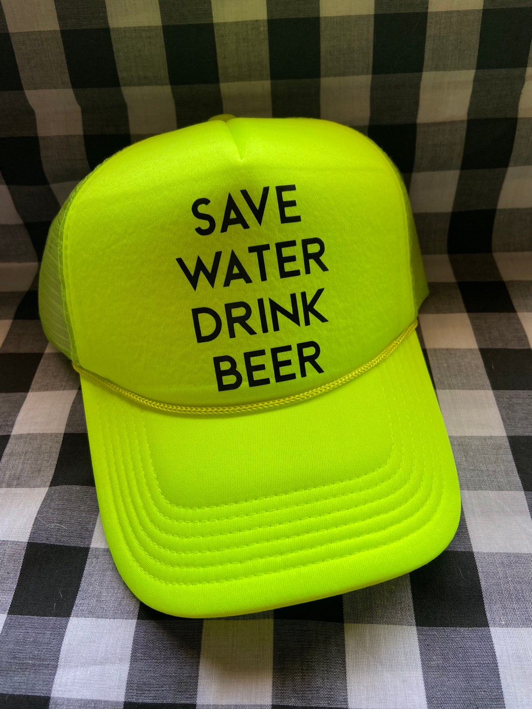 Save Water Drink Beer Funny Foam Front Trucker Hat | Trucker Hat ...