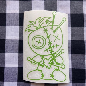 Creepy Cute Voodoo Doll Vinyl Decal | Car Decal | Truck Decal | Laptop ...