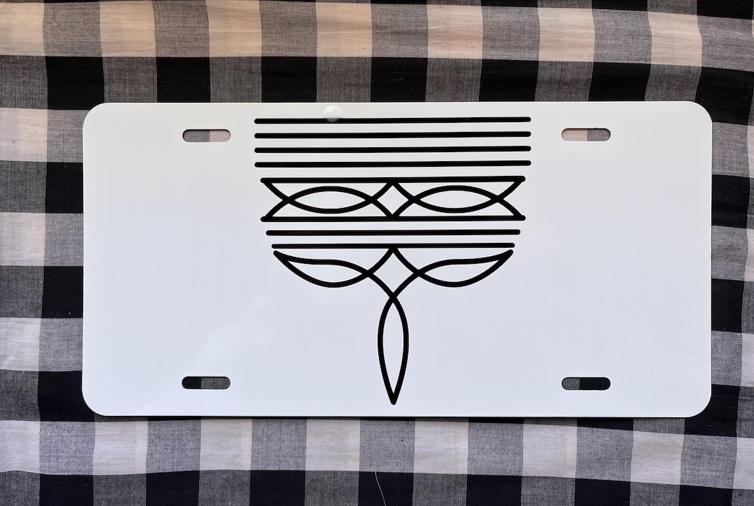 Boot Stitch Cute Front License Plate | Car Tag | Vanity Plate | Front ...