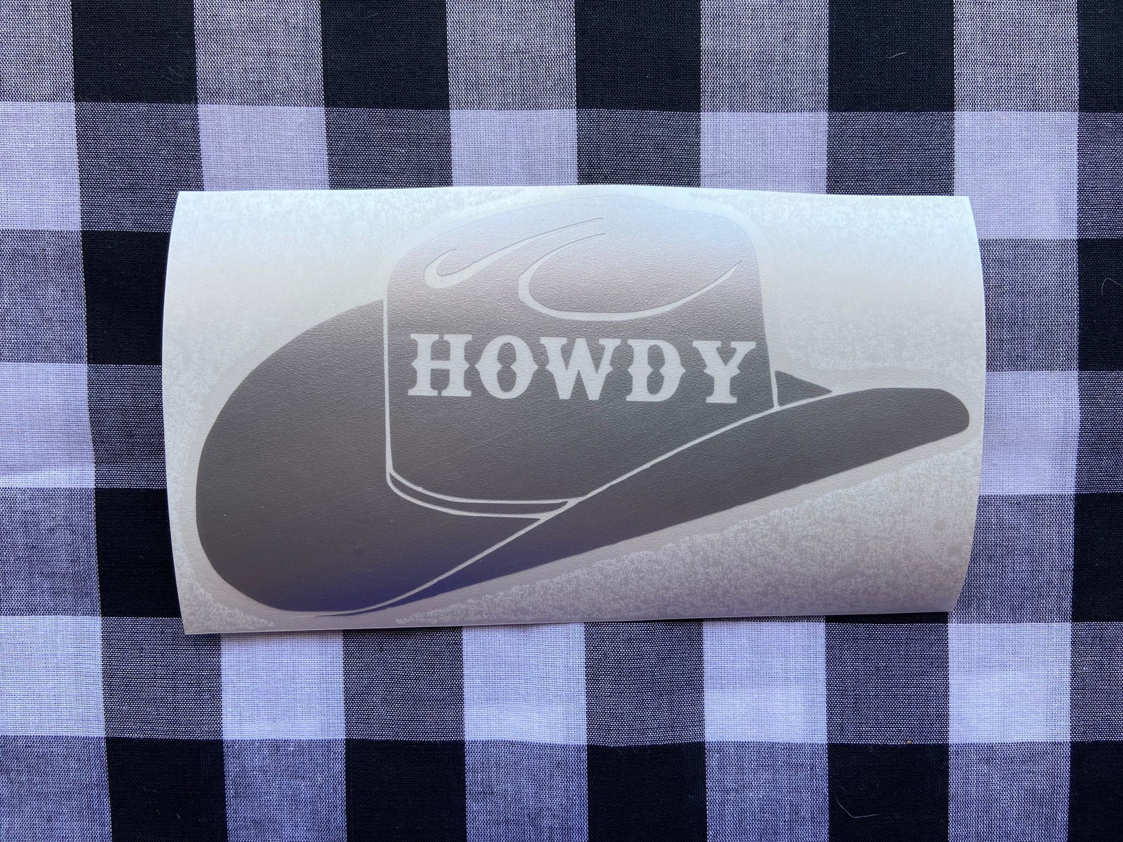 Howdy Cowboy Hat Vinyl Decal Car Decal Truck Decal - Etsy