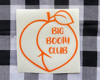 Big Booty Club Decal - Etsy