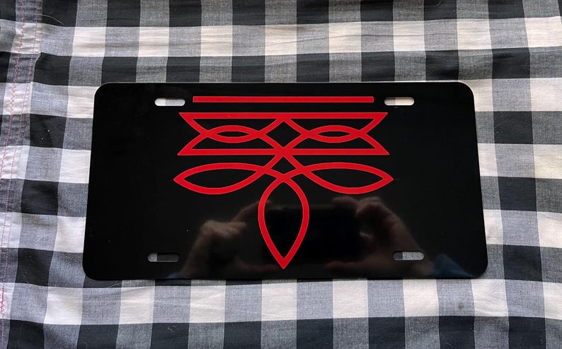 Boot Stitch Cute Front License Plate | Car Tag | Vanity Plate | Front ...