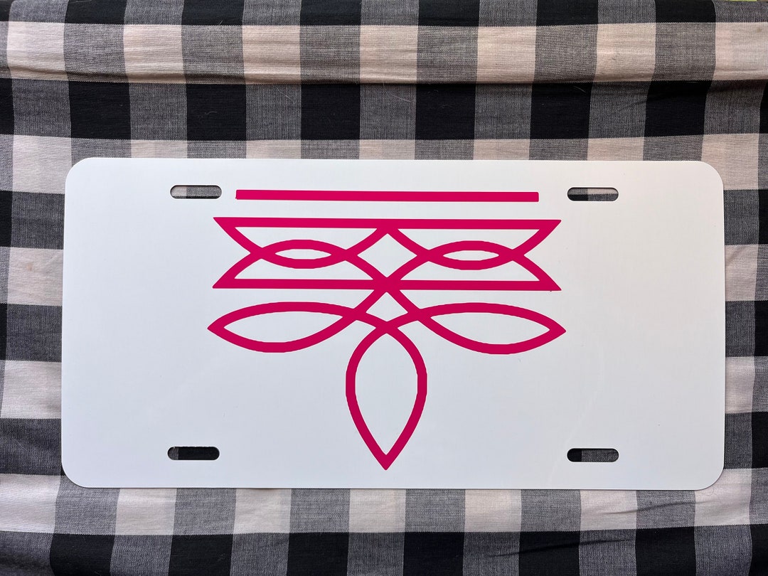 Boot Stitch Cute Front License Plate | Car Tag | Vanity Plate | Front ...