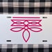 Boot Stitch Cute Front License Plate | Car Tag | Vanity Plate | Front ...