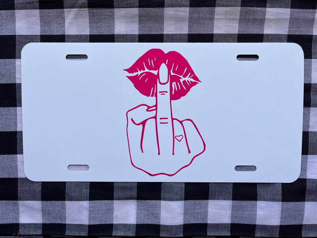 Girly Bird Cute Front License Plate | Car Tag | Vanity Plate | Front ...