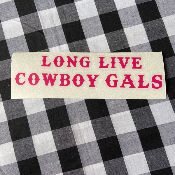 Cowgirl Decal - Etsy