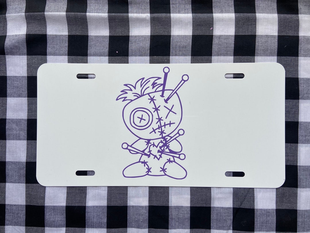 Creepy Cute Voodoo Doll Front License Plate Vanity Plate - Etsy