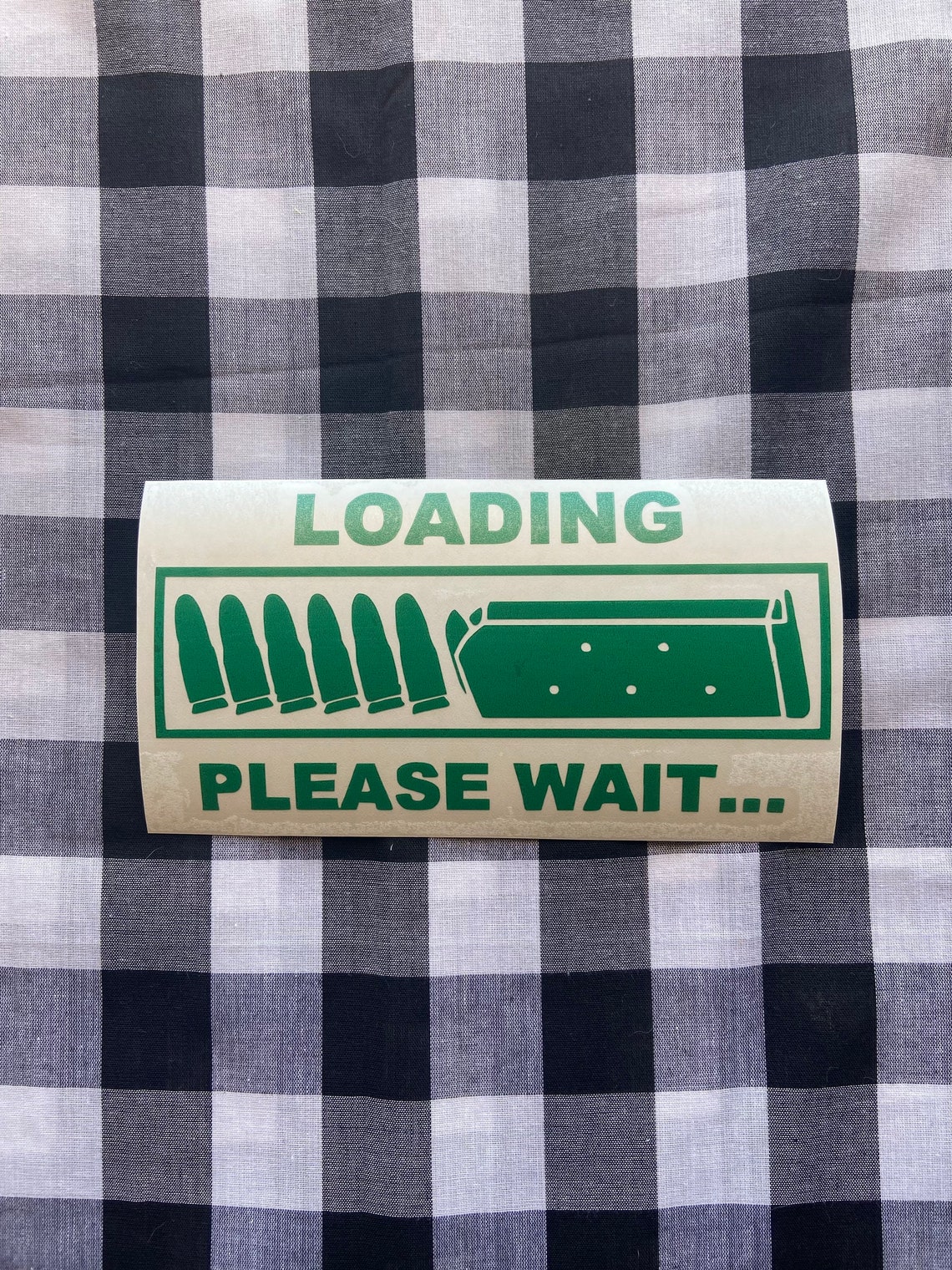 Loading Please Wait Funny Vinyl Decal Gun Owner Decal Gun - Etsy