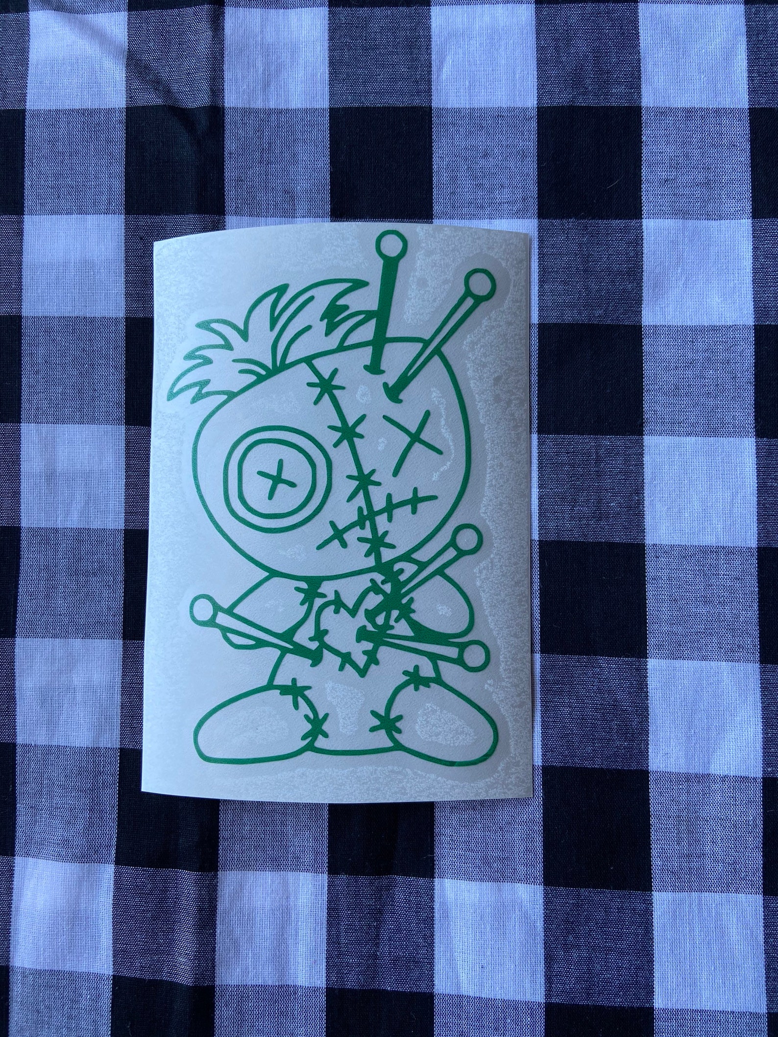 Creepy Cute Voodoo Doll Vinyl Decal Car Decal Truck Decal - Etsy