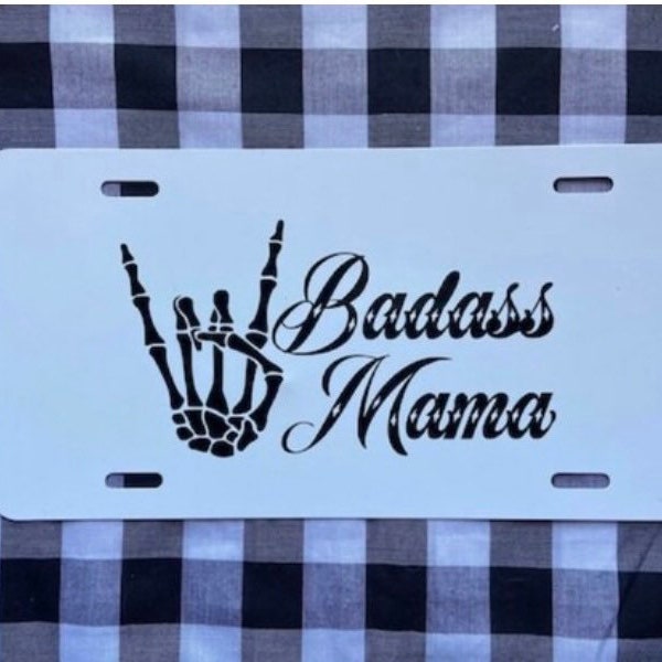 Badass License Plate - Etsy