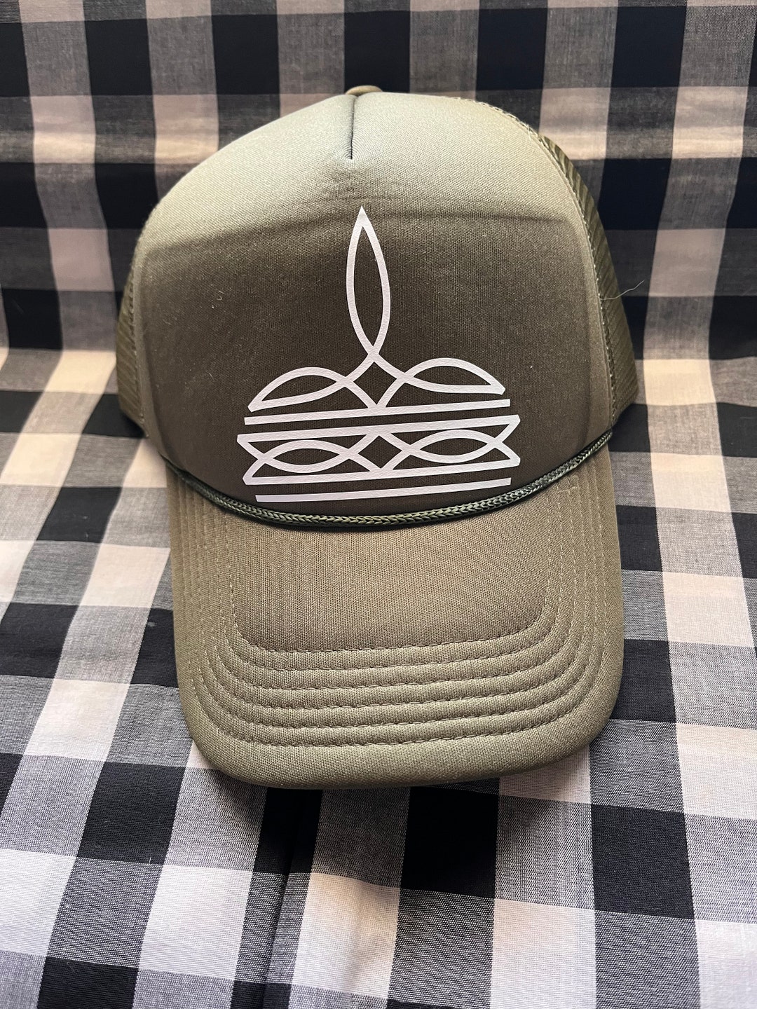 Boot Stitch Cute Foam Front Trucker Hat | Cute Trucker Hat | Western ...
