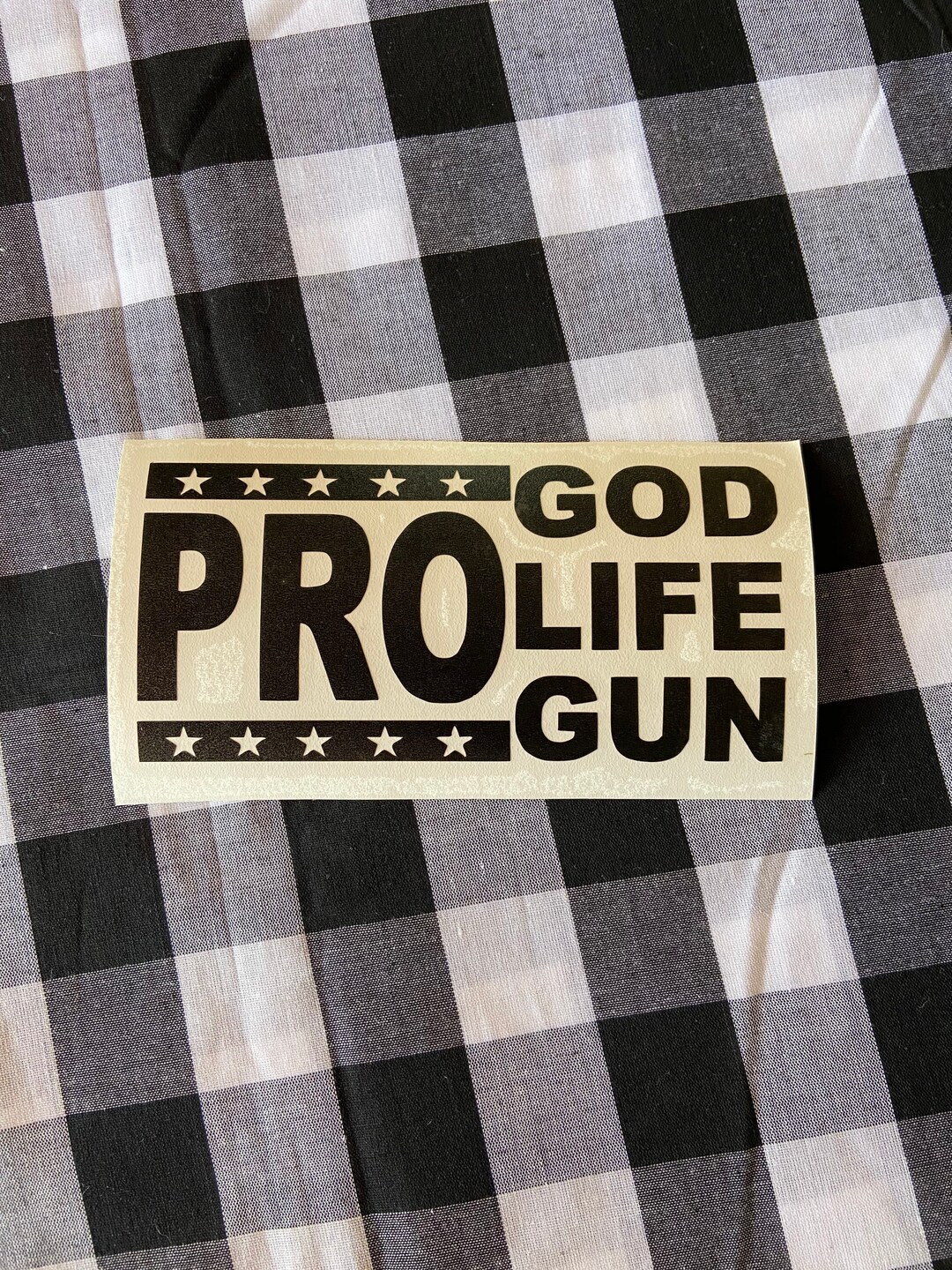 Pro God Life Gun Vinyl Decal Car Decal Truck Decal Laptop Decal Vinyl ...