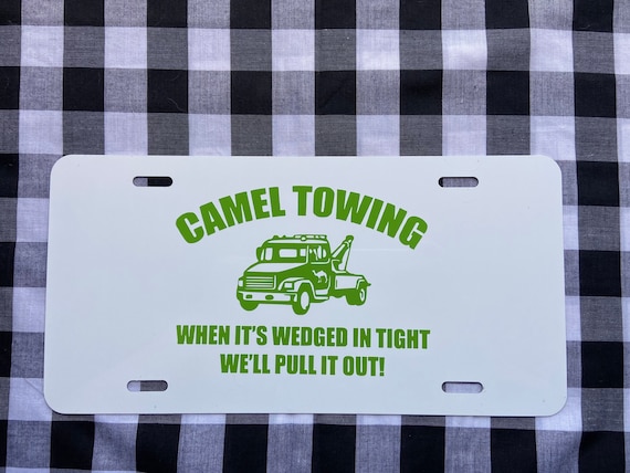 Camel Towing Funny Front License Plate Vanity Plate Car - Etsy
