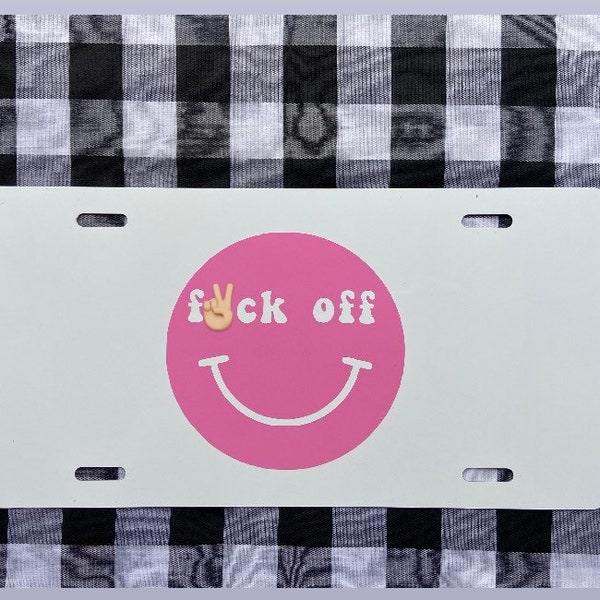 Blue Smiley Face Plate - Etsy