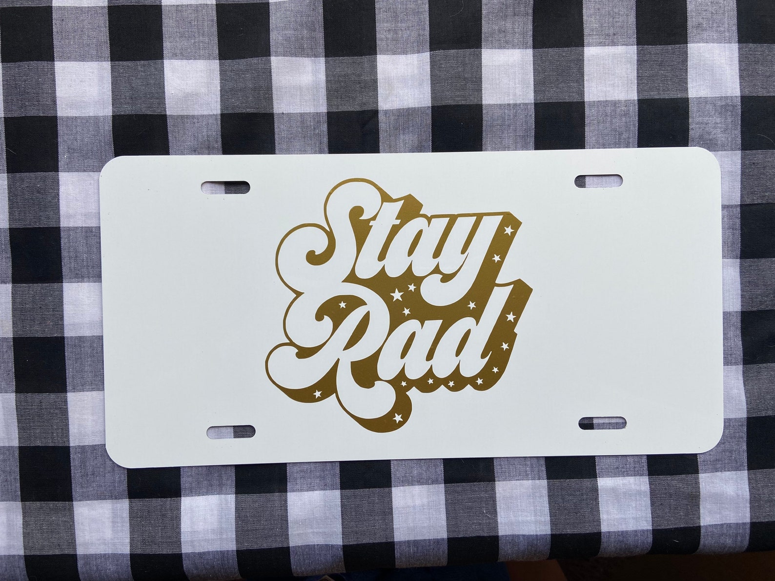 Stay Rad Front License Plate Stay Rad Car Tag Front - Etsy