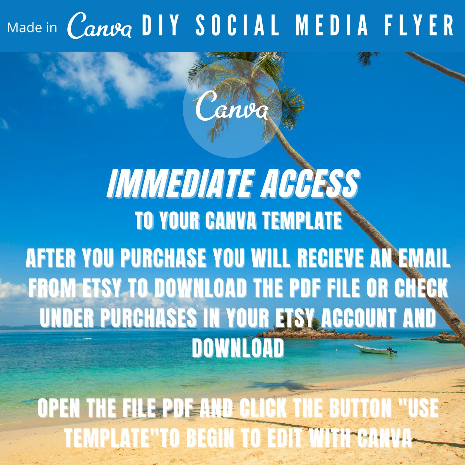 Logo Sale Fashion Flyer Template Clothing Sale Flyer 50% | Etsy