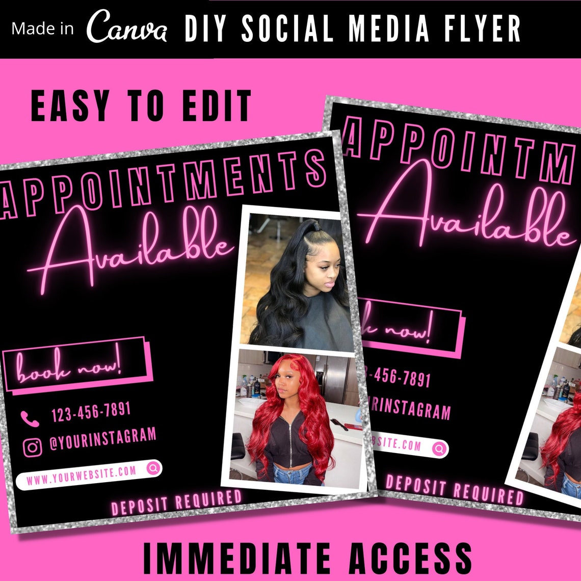Appointments Available Flyer Appointments Available - Etsy
