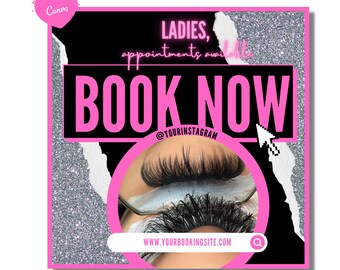 Appointments Available Flyer Lash Flyer Nail Tech Hair | Etsy