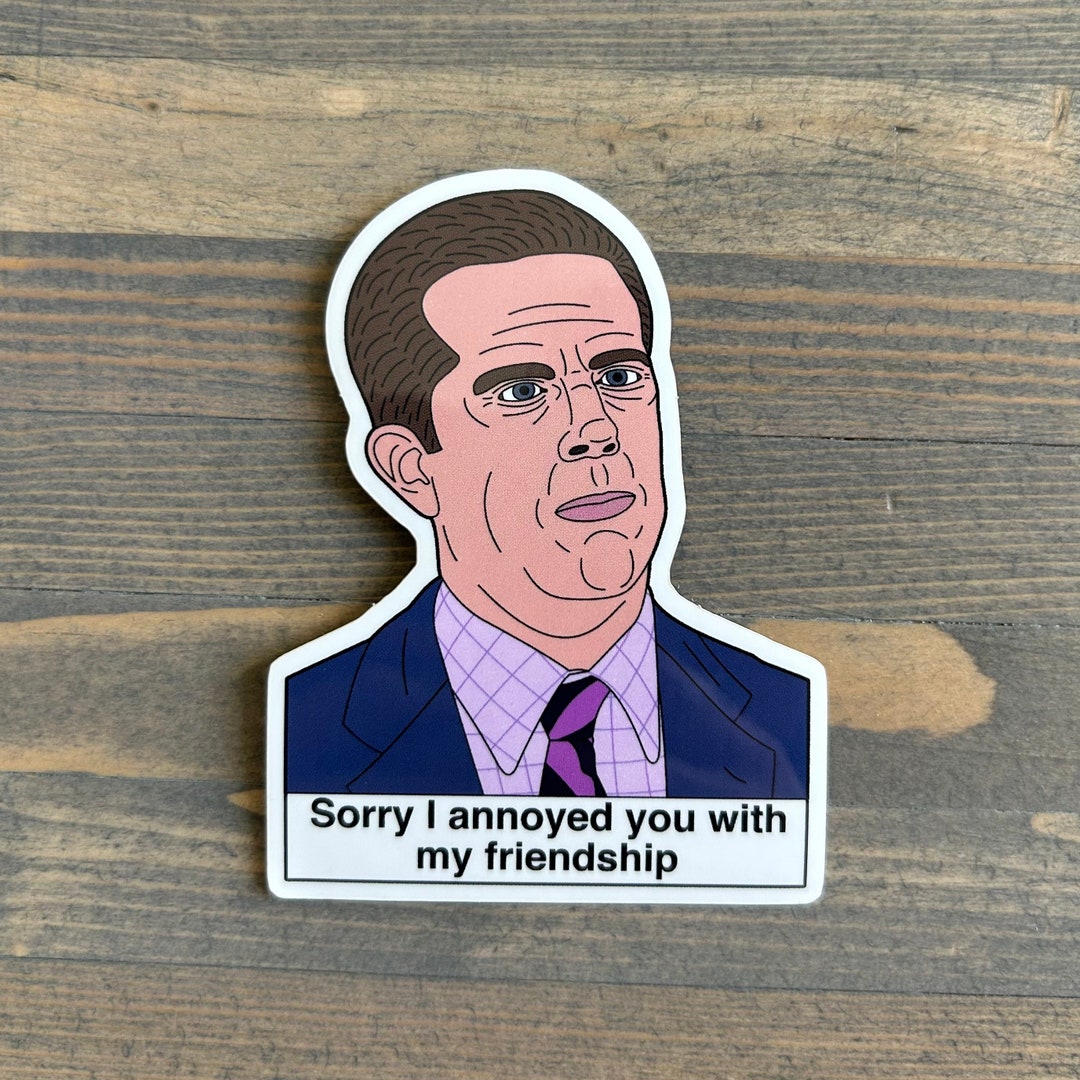 The Office Friendship Andy Sticker - Etsy