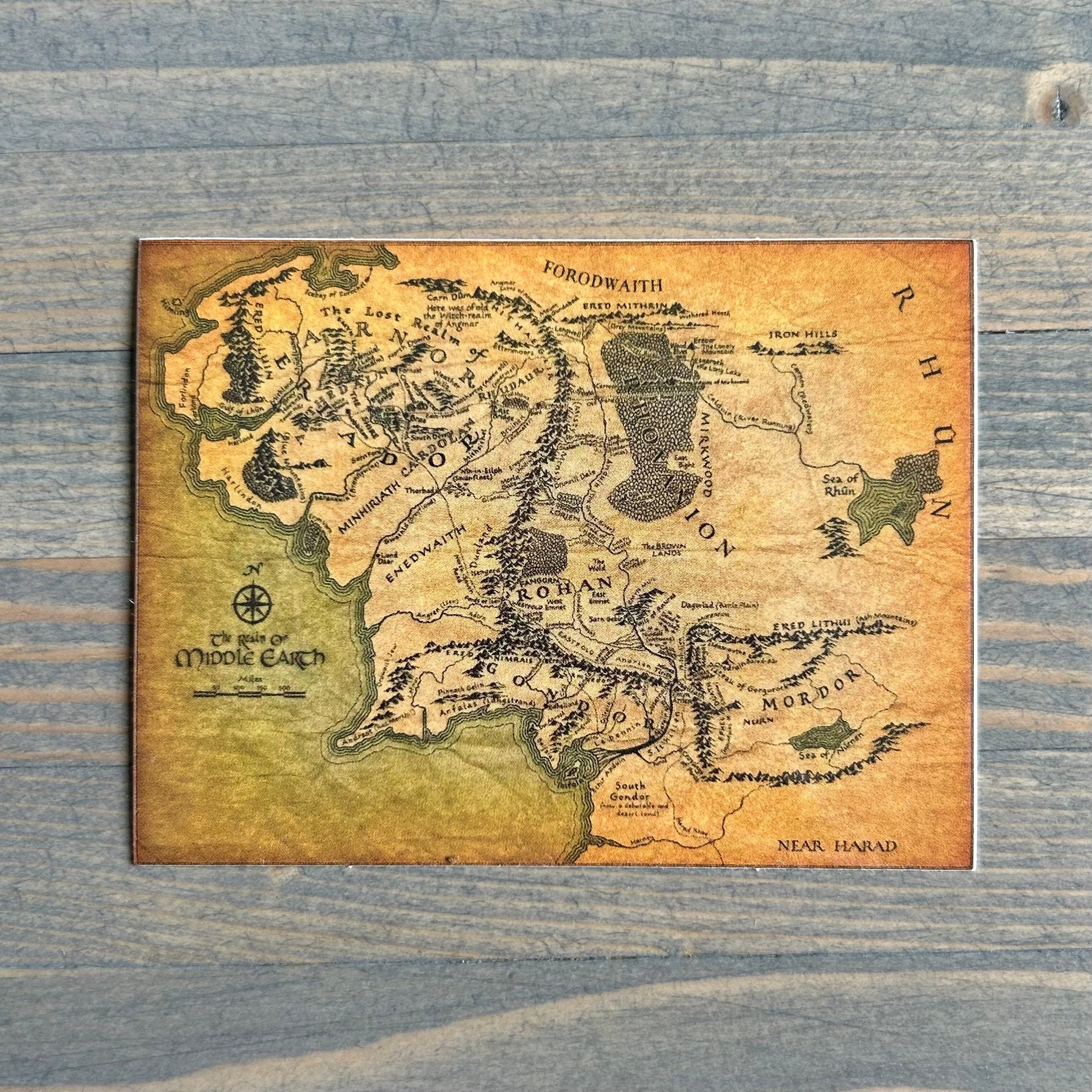 Rohan Lord Of The Rings Map