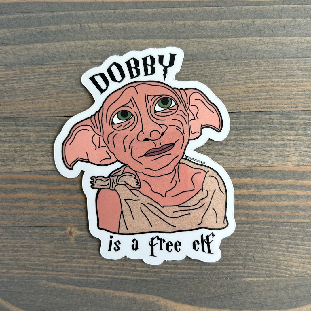 Harry Potter Dobby Sticker - Etsy