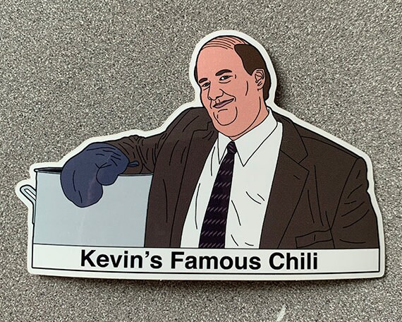 The Office Kevin's Famous Chili Sticker - Etsy