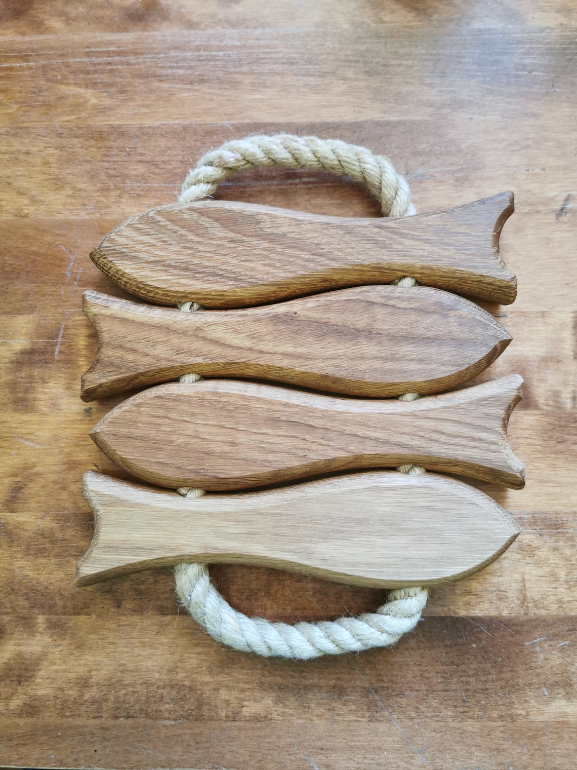 Handcrafted Wooden Trivets Fishes - Etsy