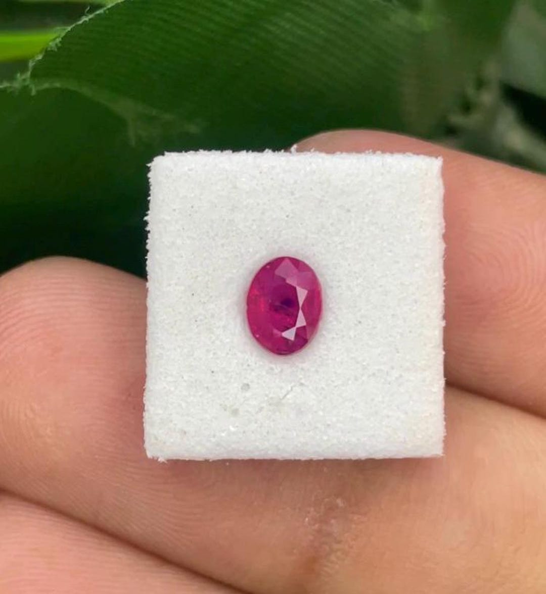 Natural Winza Ruby, Sapphire From Africa Winza Mines Oval Cut .61 Ct ...