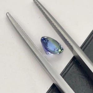 Special Color Tanzanite 1.30 Cts 7.2 Mm Mermaid Tanzanite Blue Green ...