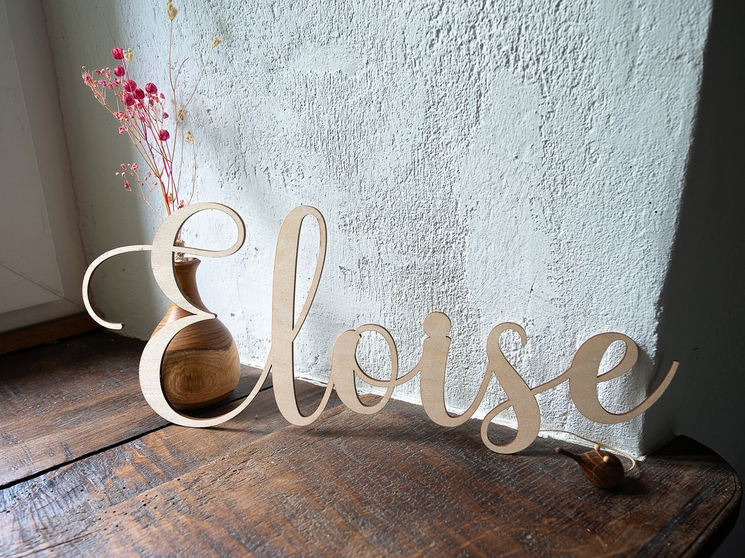 Personalized Wooden First Name, Wall Decoration or for a Child's Room ...