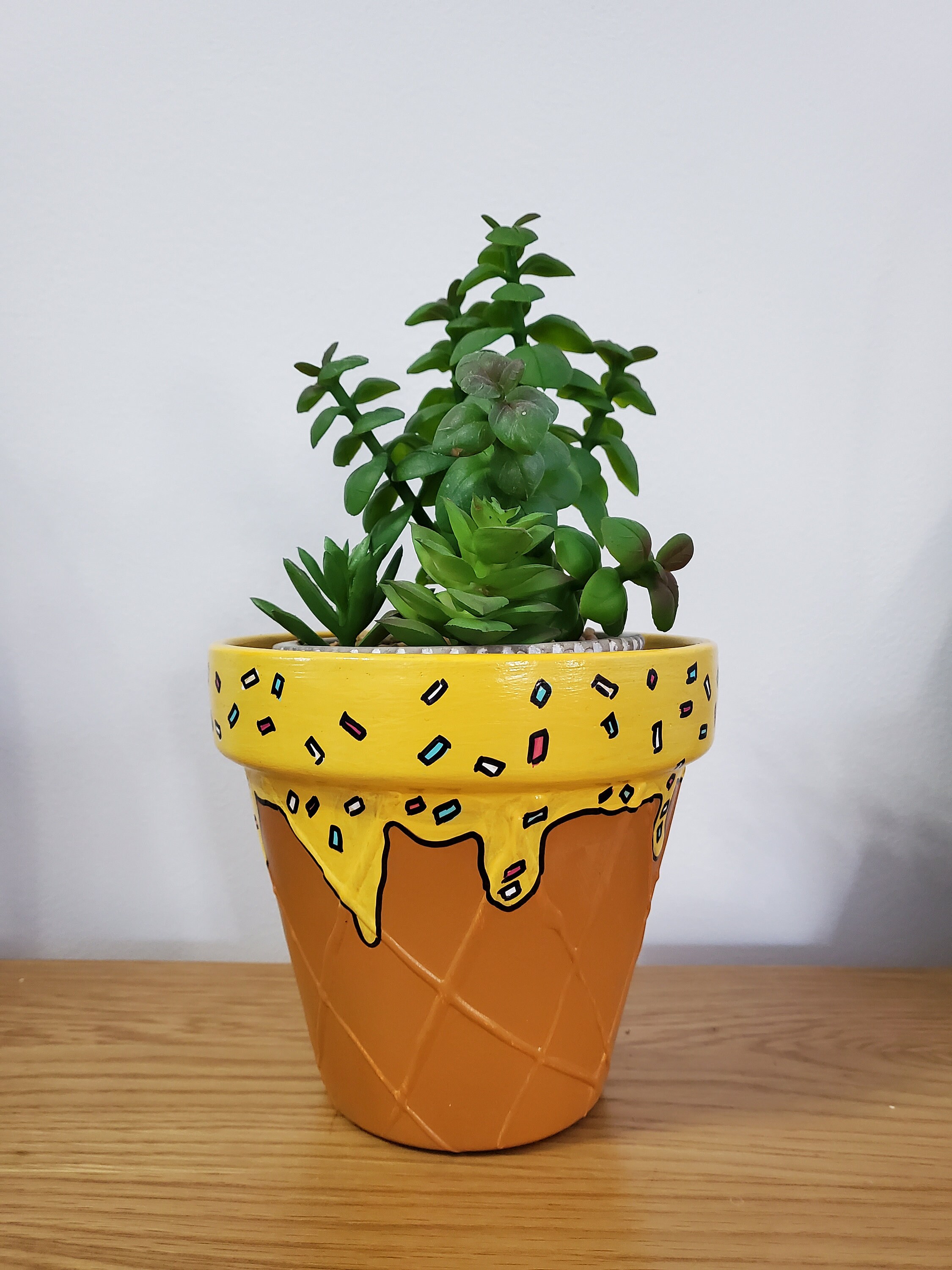 Hand Painted Ice Cream Pots - Etsy