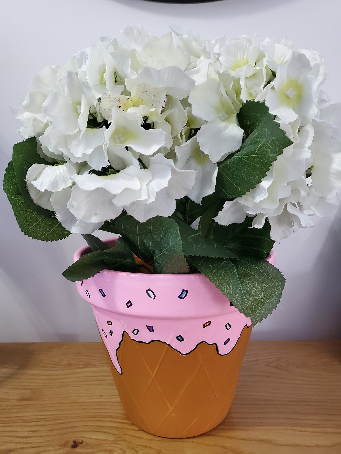 Hand Painted Ice Cream Pots - Etsy