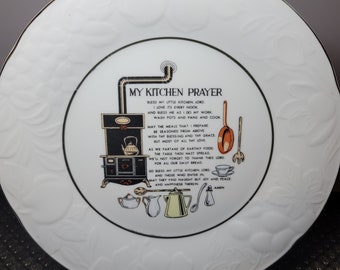 Kitchen Prayer Plate | Etsy