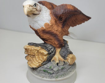 Porcelain Bald Eagle - Etsy