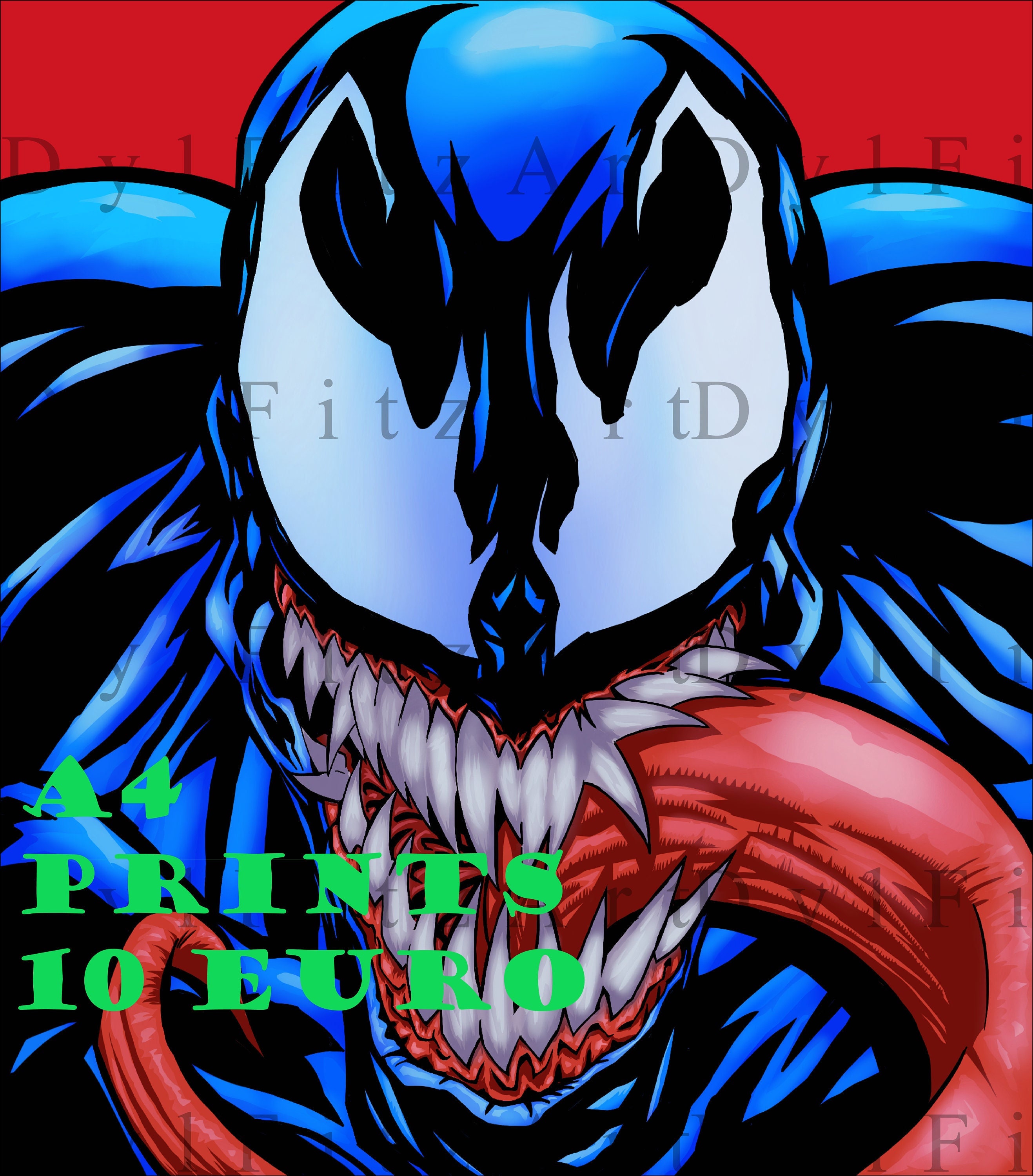 Classic Venom Fanart - Etsy