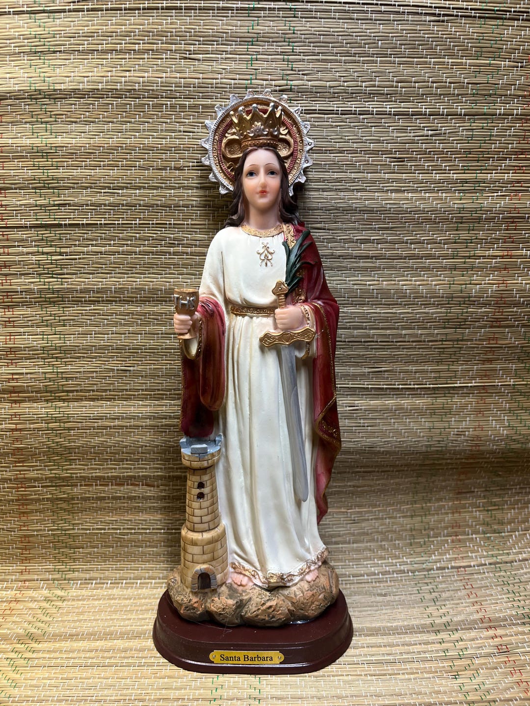 Santa Barbara - St Barbara - Statue - Etsy