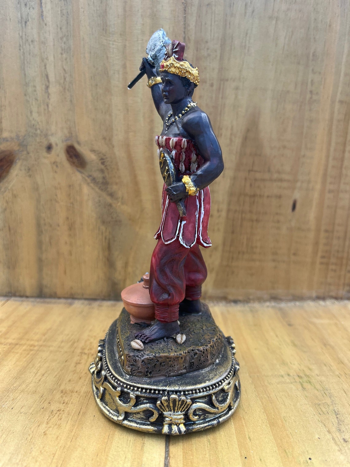 Statue - Changó - Estatua De Shangó - Etsy