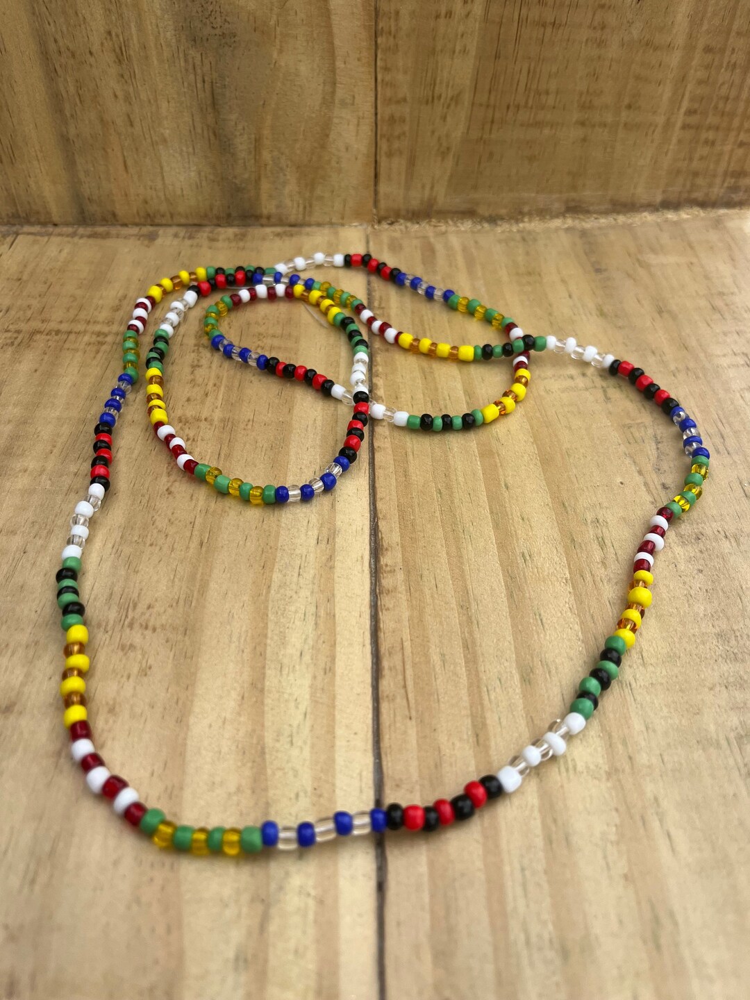 Handmade - Ileke 7 African Powers - Eleke Siete Potencias - Etsy