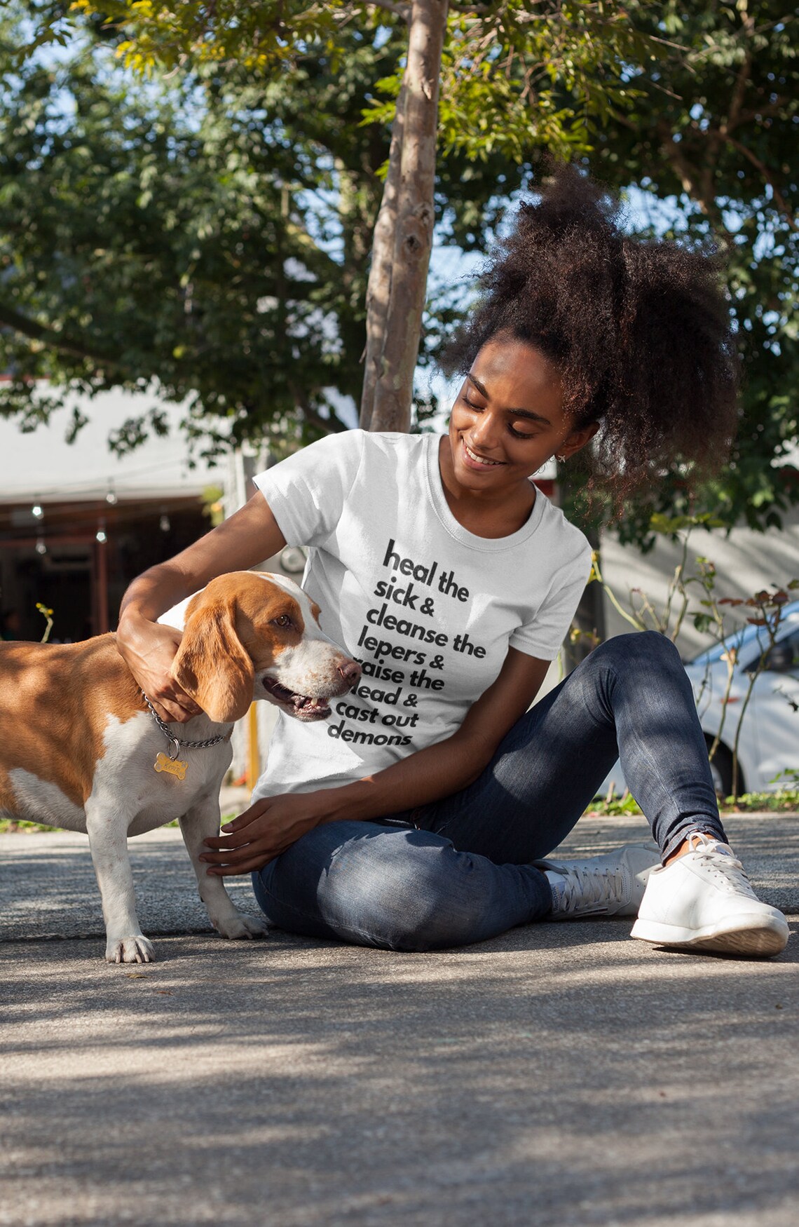 Christian T-shirt Heal the Sick Cleanse the Lepers Raise - Etsy