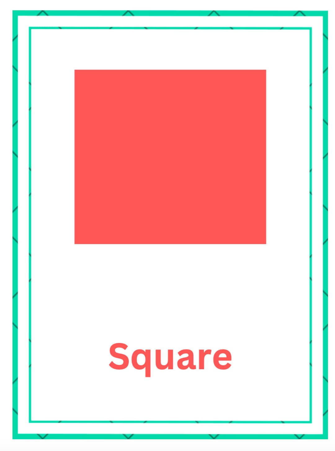 Vibrant Shapes Flashcards for Early Learners - Etsy