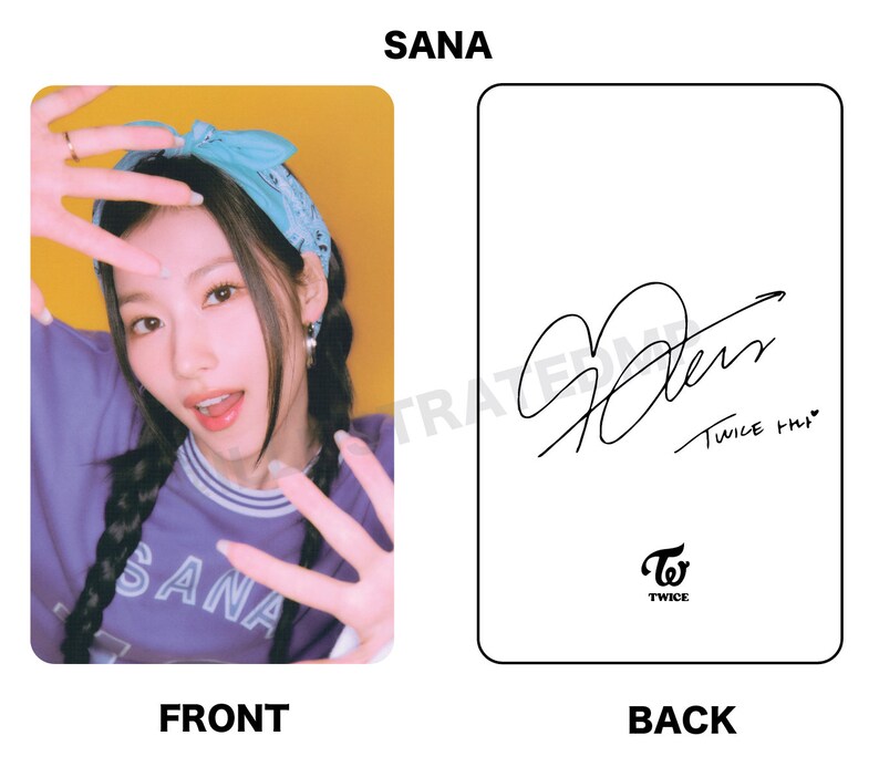 TWICE ONCE 4th Generation Fan Club TWICEZINE Version Photocards ...