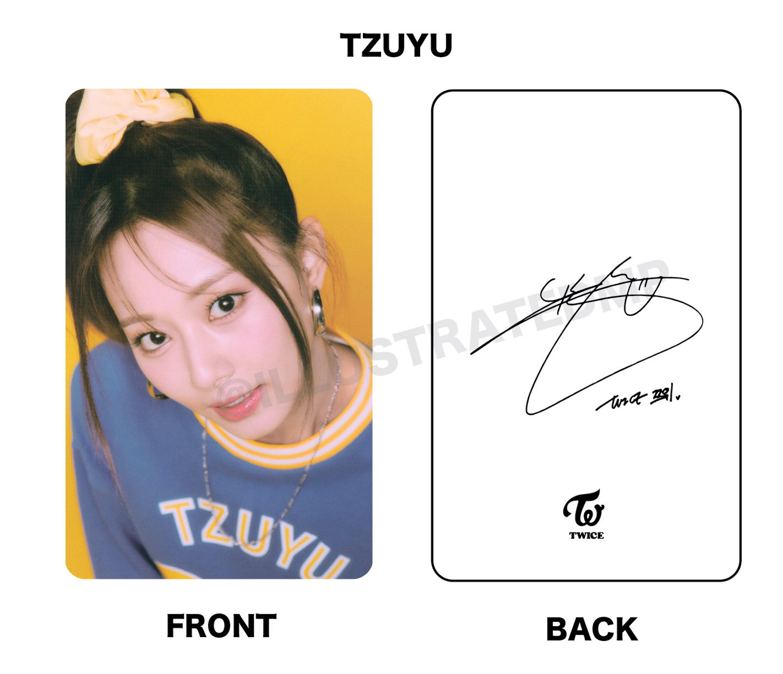 TWICE ONCE 4th Generation Fan Club TWICEZINE Version Photocards ...