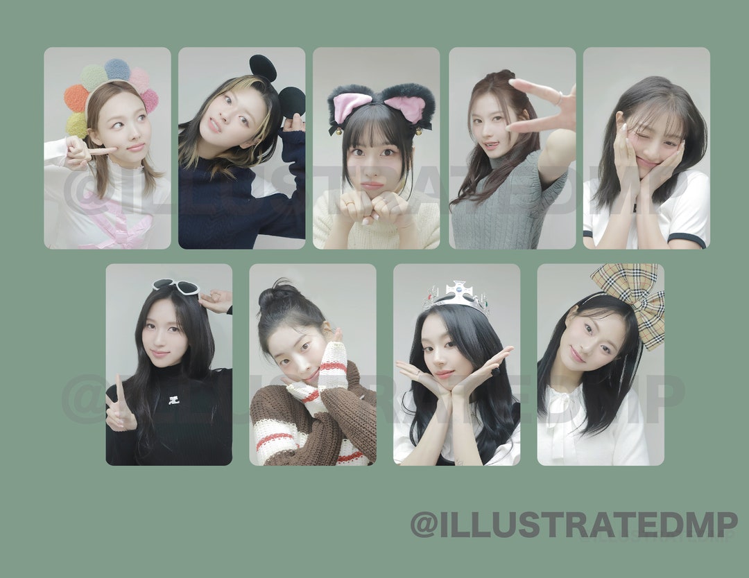 TWICE PHOTOBOOTH Photocards "i Got You" (UNOFFICIAL) [w/ Freebies] - Etsy