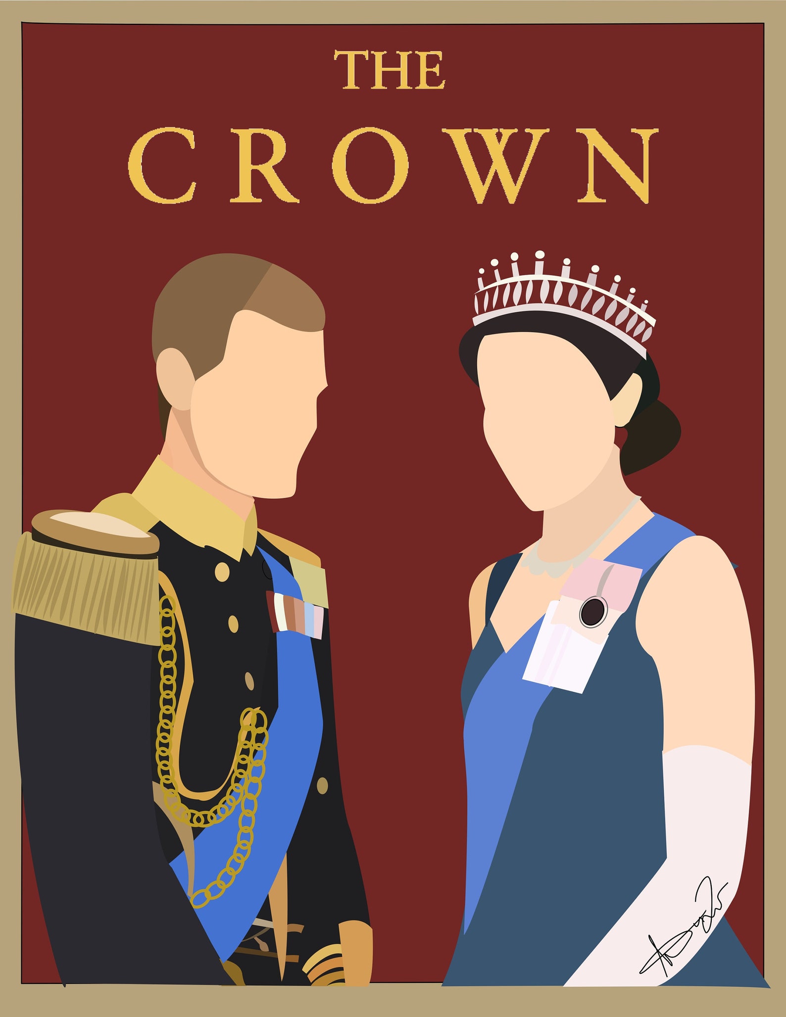 The Crown Digital Poster - Etsy