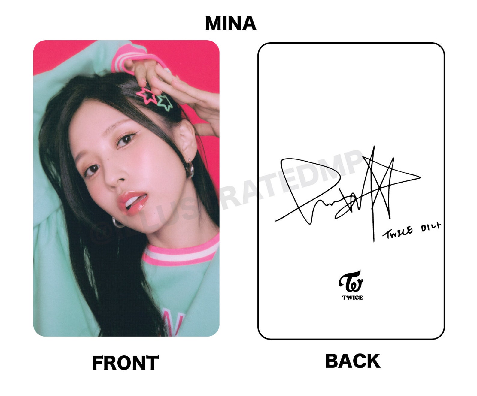 TWICE ONCE 4th Generation Fan Club TWICEZINE Version Photocards ...