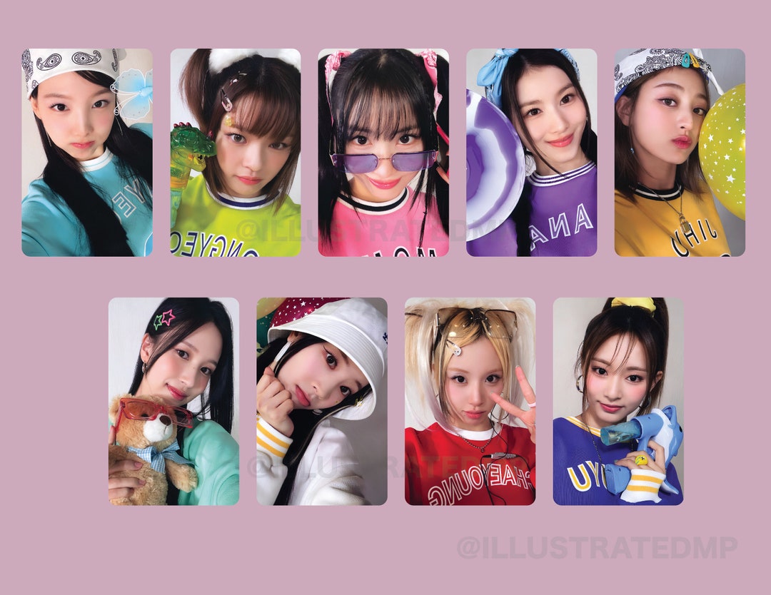 TWICE ONCE 4th Generation Fan Club Selfie Photocards 2023 UNOFFICIAL w ...