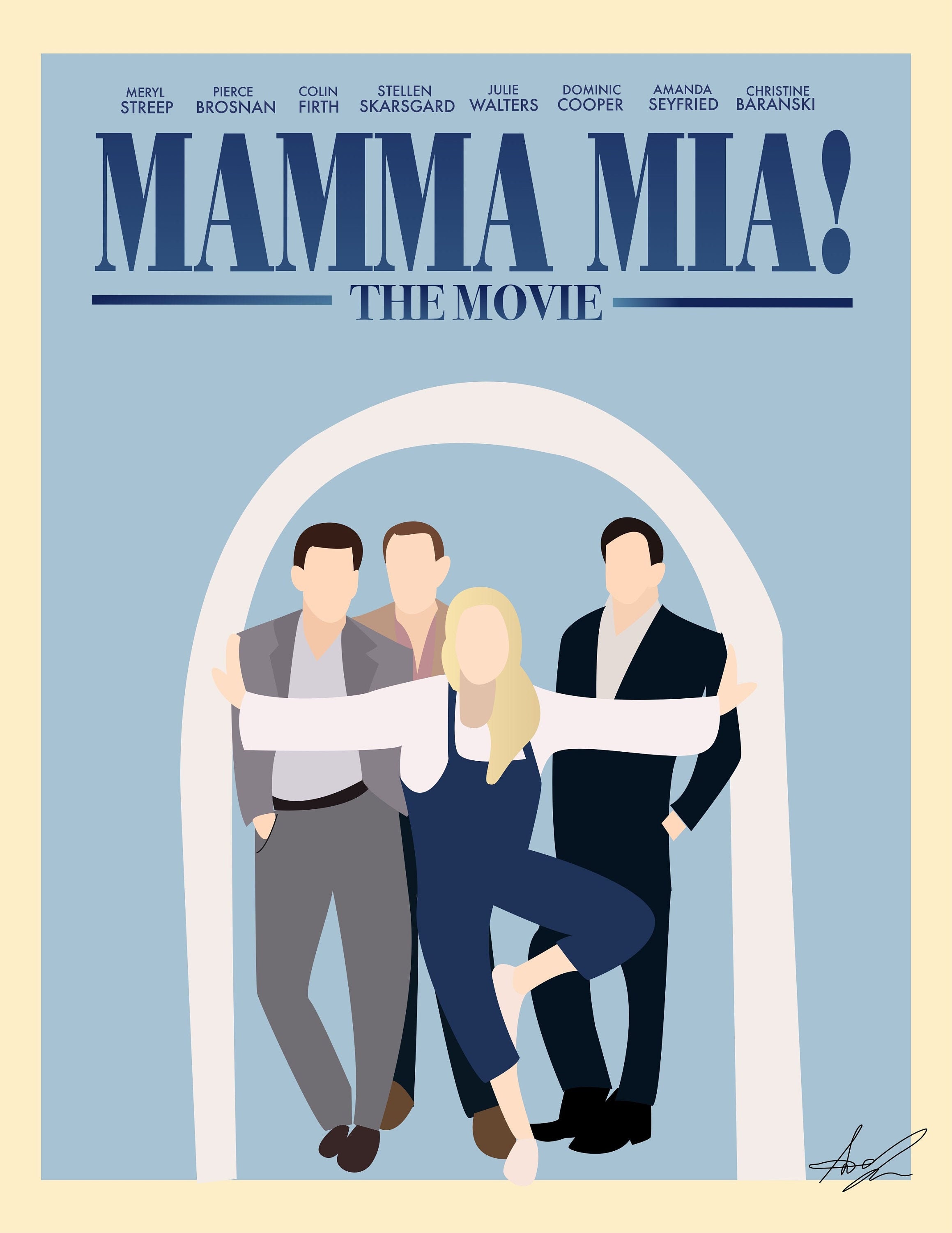 Mamma Mia Digital Poster | Etsy