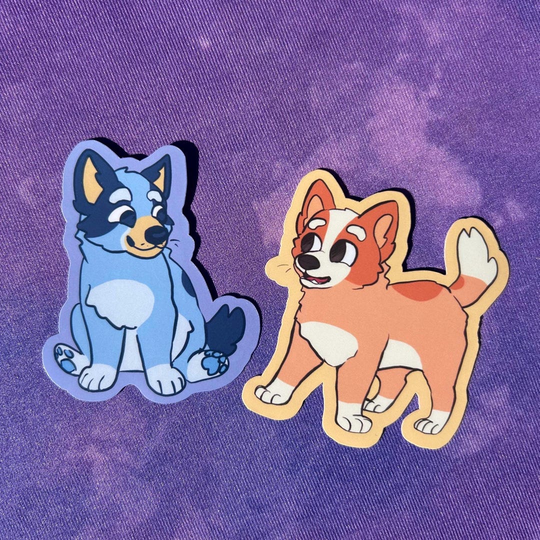 Heeler Puppies! | Sticker - Etsy