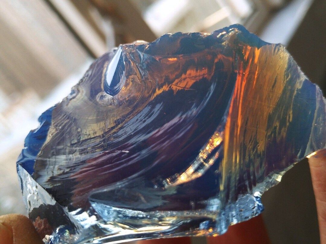 EXTREMELY RARE CHAMELIAN Blue/gold Andara Crystal Divine - Etsy