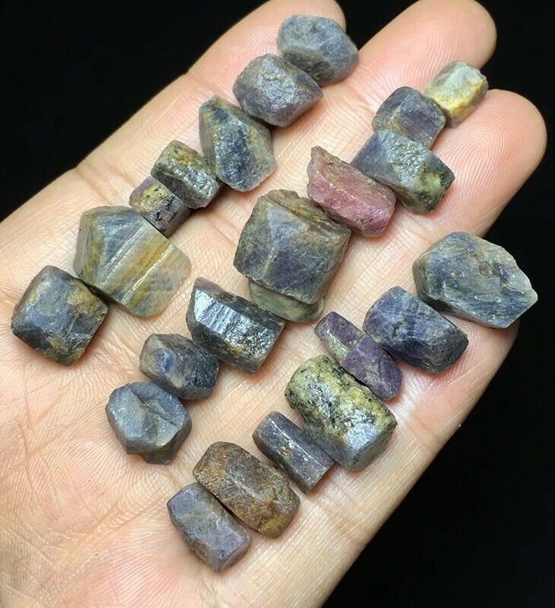 54g Natural Red Corundum Ruby Crystal Rough Mineral Specimen - Etsy